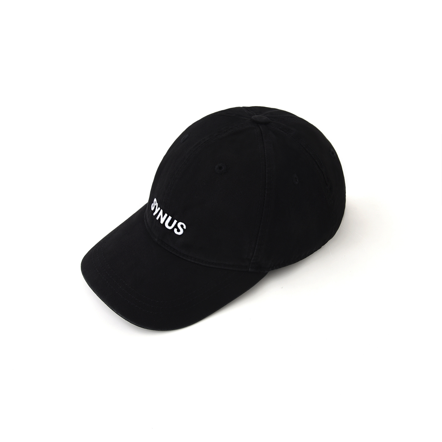 MK-02 / WASHED LOGO CAP BLACK