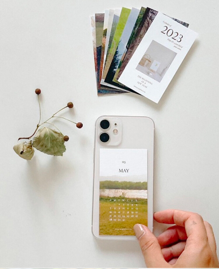 P.PALETTE 2023 Mini Photo Calendar 迷你卡片月曆