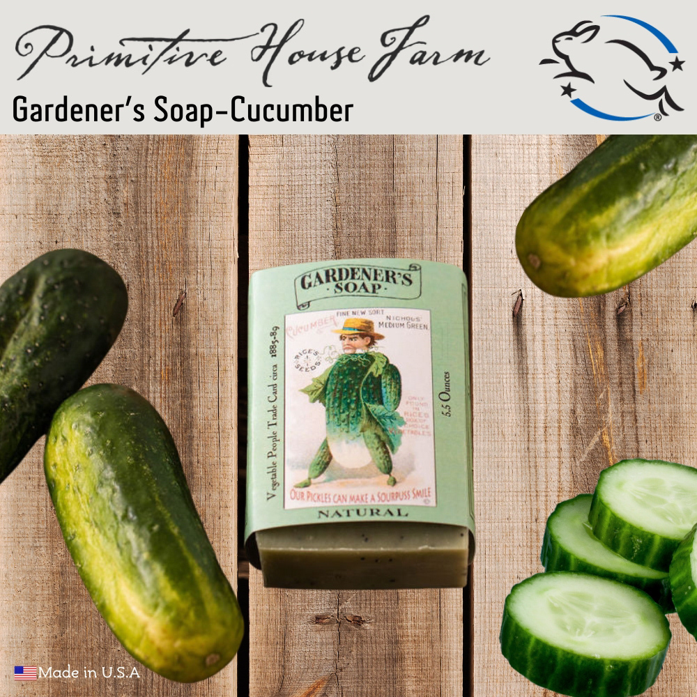 Primitive House Farm - Gardener's Soap - Cucumber