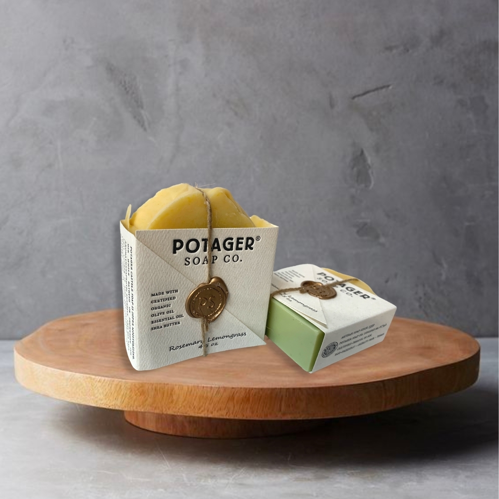 Potager Soap Co. - Natural Rosemary Lemongrass Soap