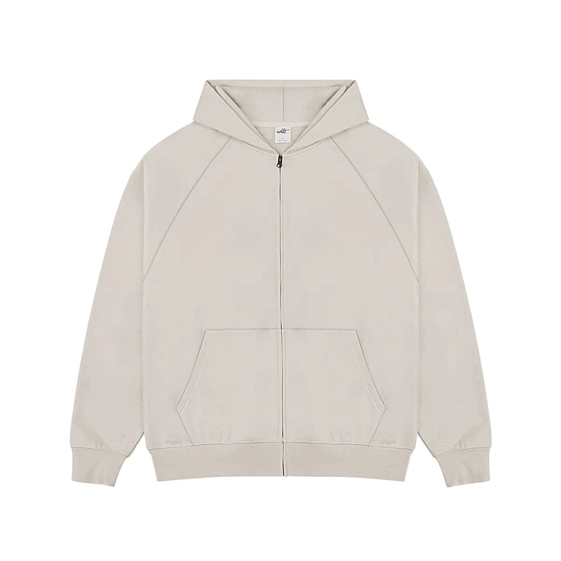 INLAB Loose Zip-up Sweater