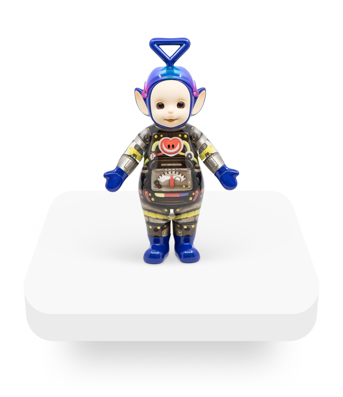 Pop Sunday x Ave Leung - Mechanical Teletubbies - Tinky