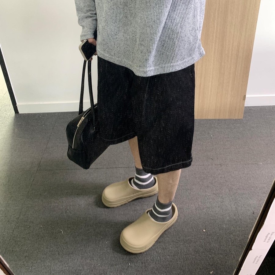 Sh rounded shape rubber clog