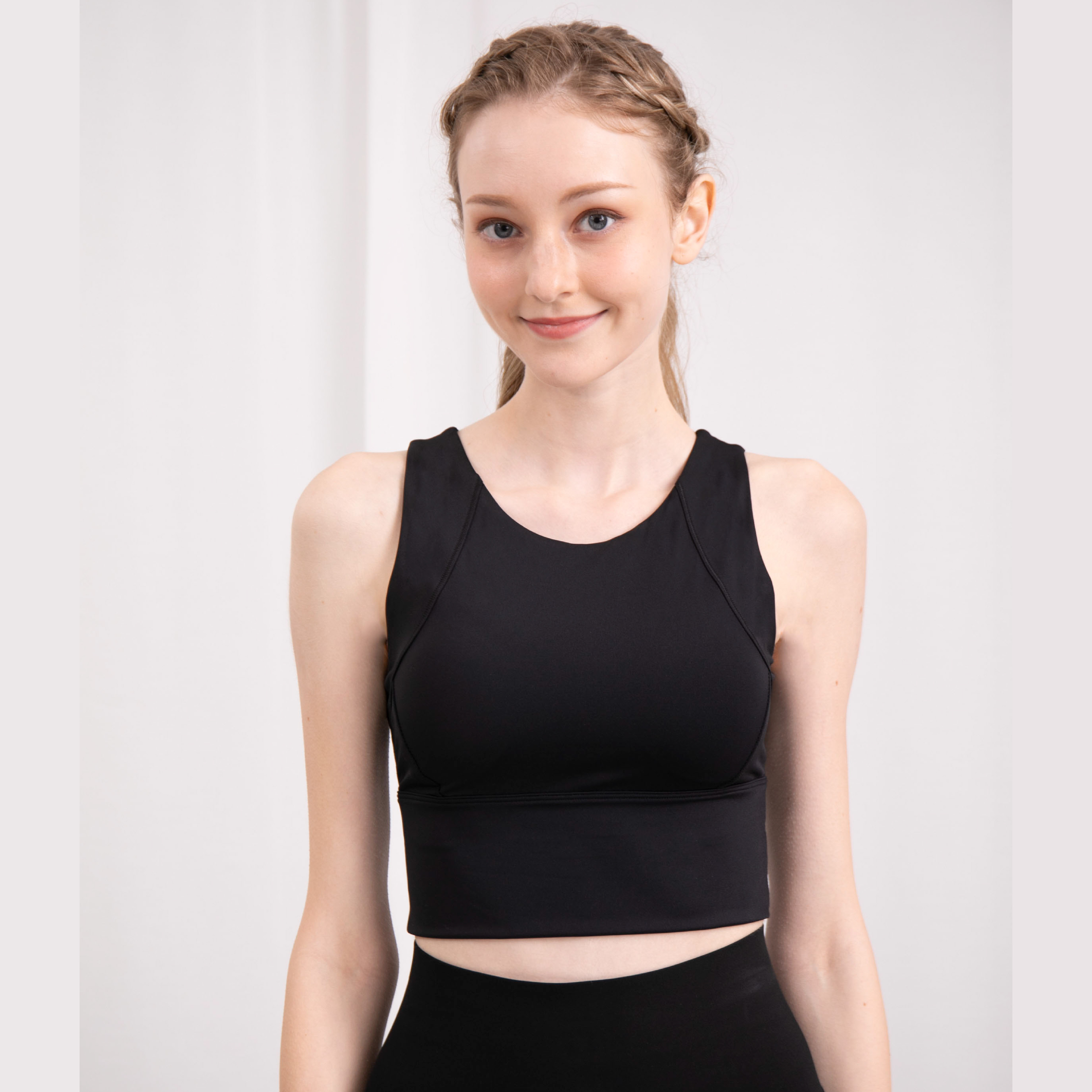 SANKAKU active sports bra (Black)