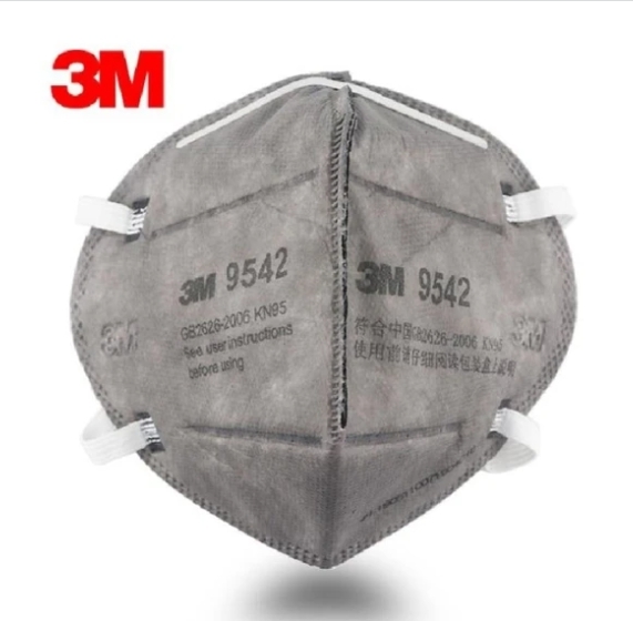 3M 9542 3M P2 KN95 折疊式活性碳口罩 3M 9542 頭帶式 單個