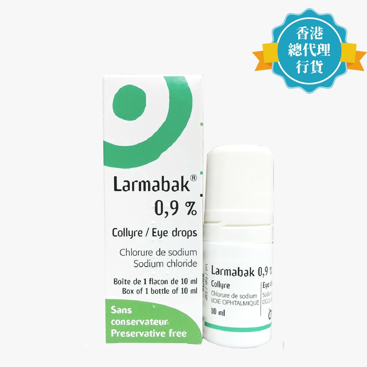 Thea - Larmabak® 無防腐劑滴眼鹽水 10ml