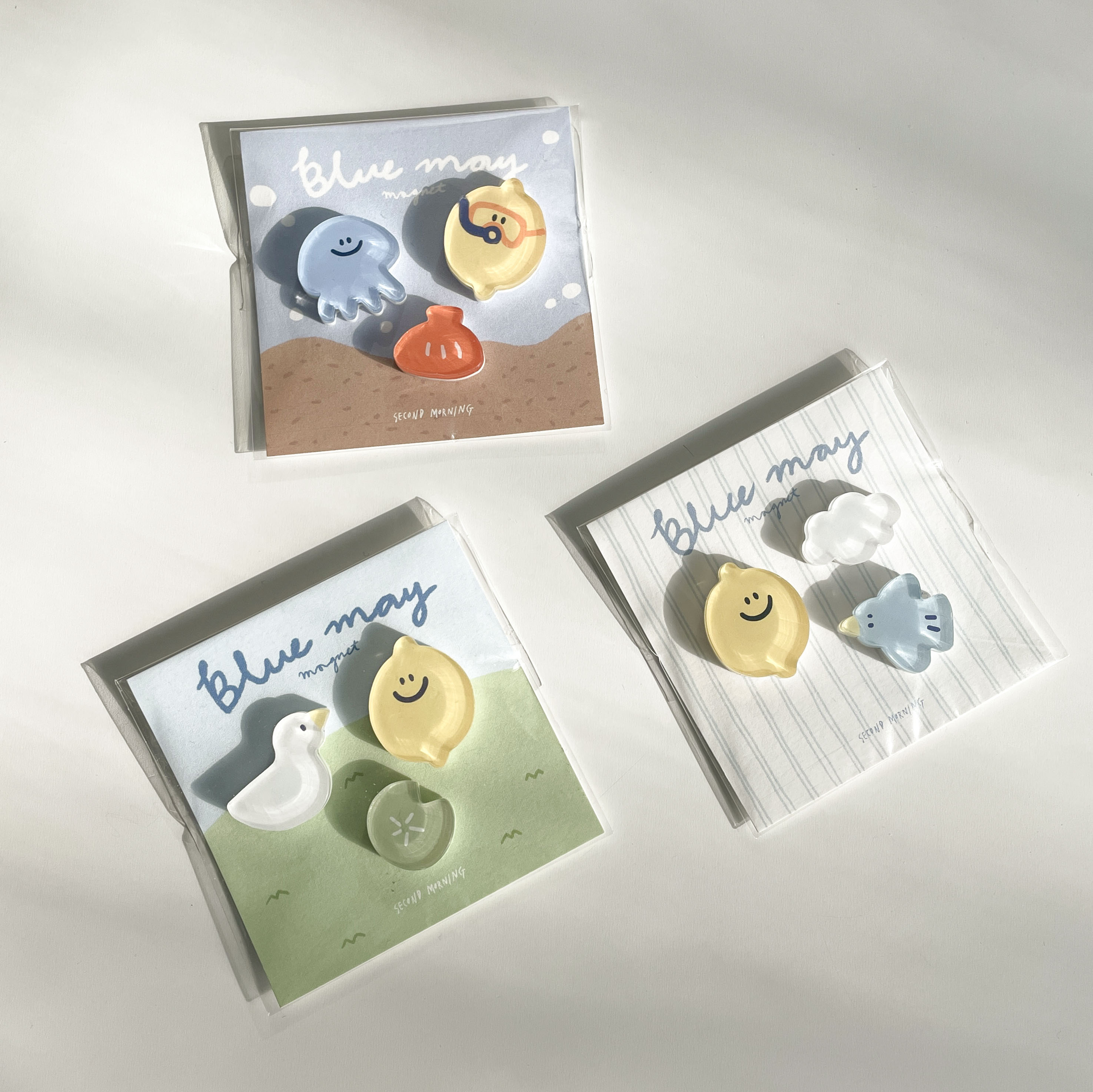 SECOND MORNING Blue May Magnet Set 磁石套裝