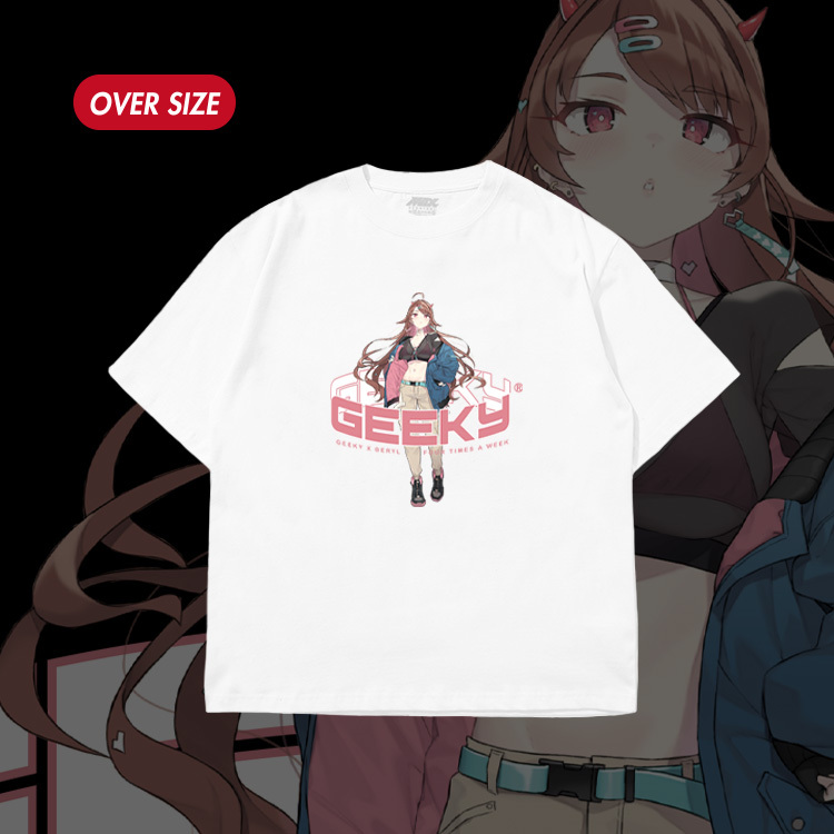 GEEKY x 貝莉莓日常短T-白