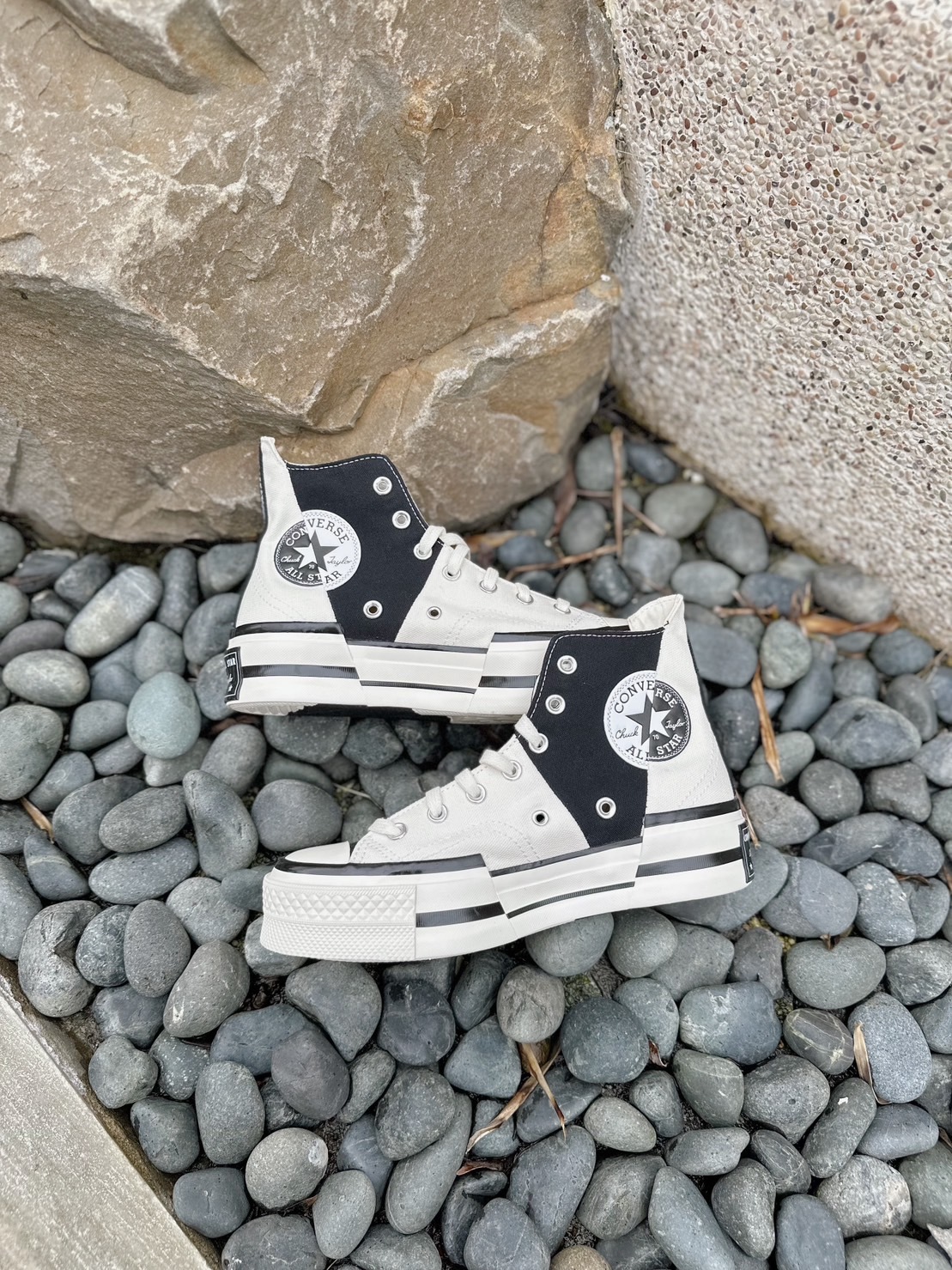 【Holmes】 CHUCK 70 PLUS 1970 HI 解構拼接黑白 A01388C