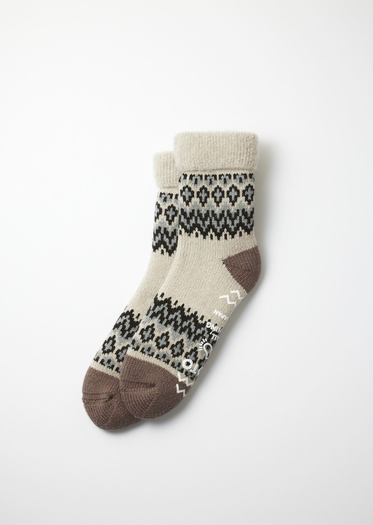 ROTOTO - COMFY ROOM SOCKS ”NORDIC” / 2COLORS