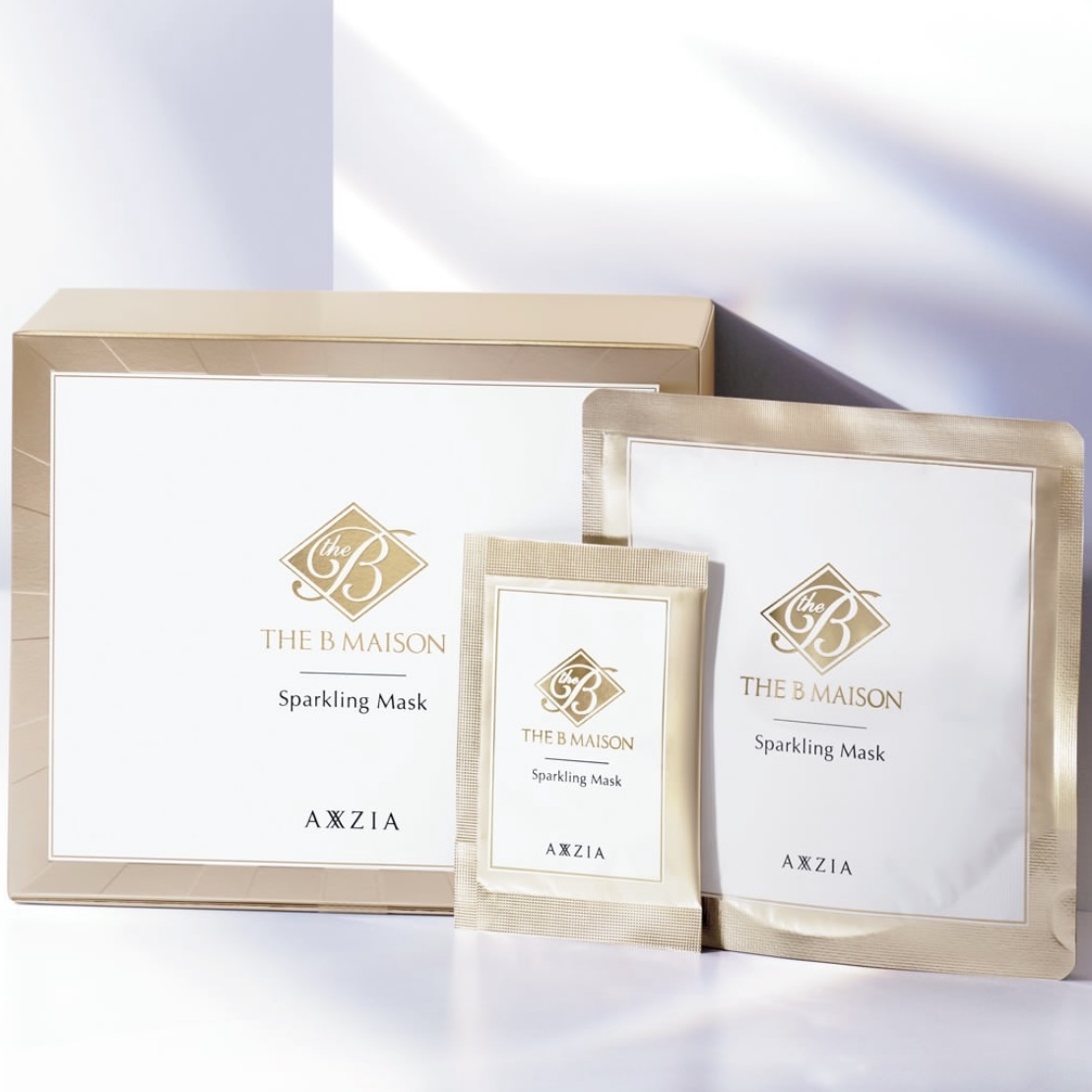 AXXZIA The B Maison Sparkling Mask 沙龍級高保濕碳酸面膜 10回入