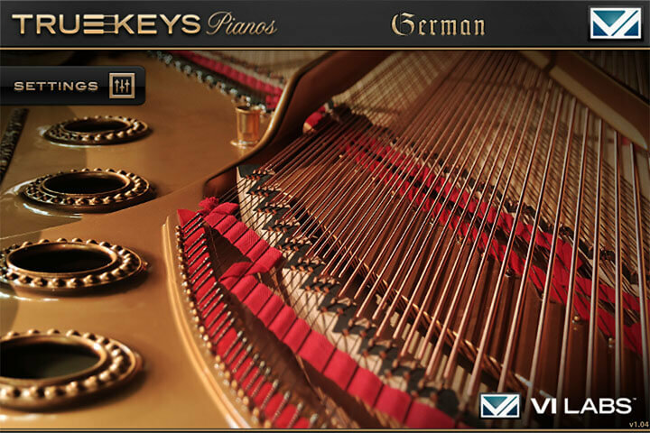 三角鋼琴取樣音源 VI LABS True Keys：German Grand Plugins