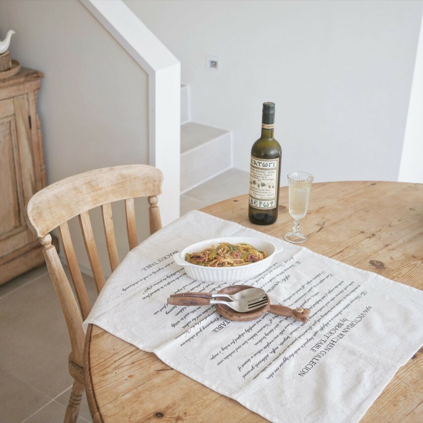 BRACKET TABLE Bete Lettering Kitchen Cross 復古造型 掛布海報