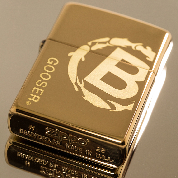 Zippo x GOOSER Ⓑ 限量聯名款 - GooZi 防風打火機-金色