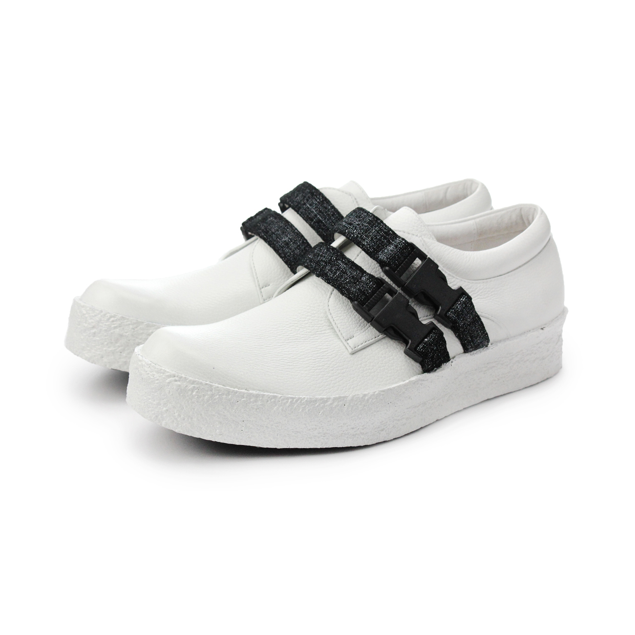 WHITEWALKER M1148 White Leather Sneaker