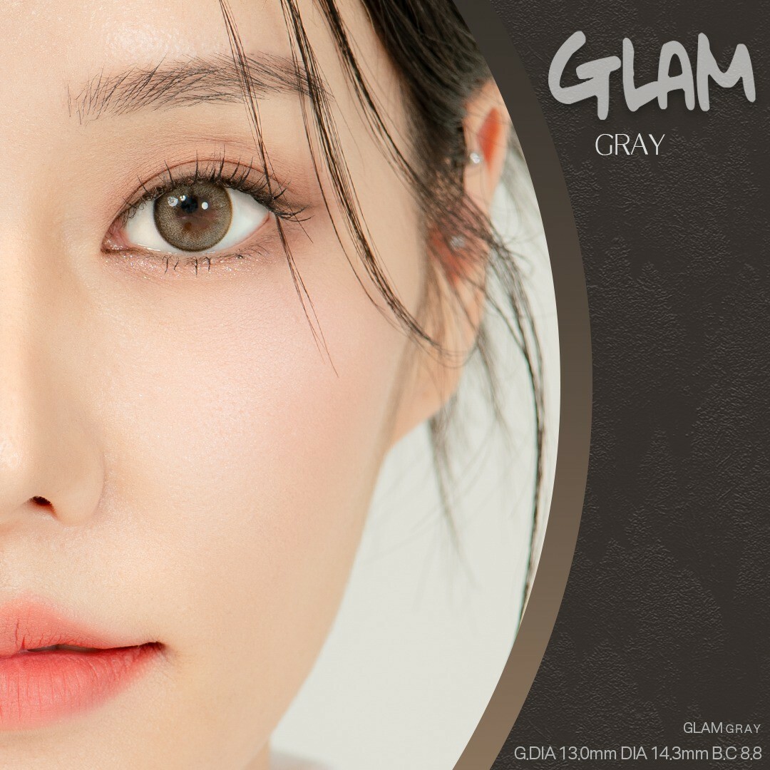 DooNoon GLAM 1 Day GRAY 每日拋棄彩妝隱形眼鏡｜每盒10片 (日拋)
