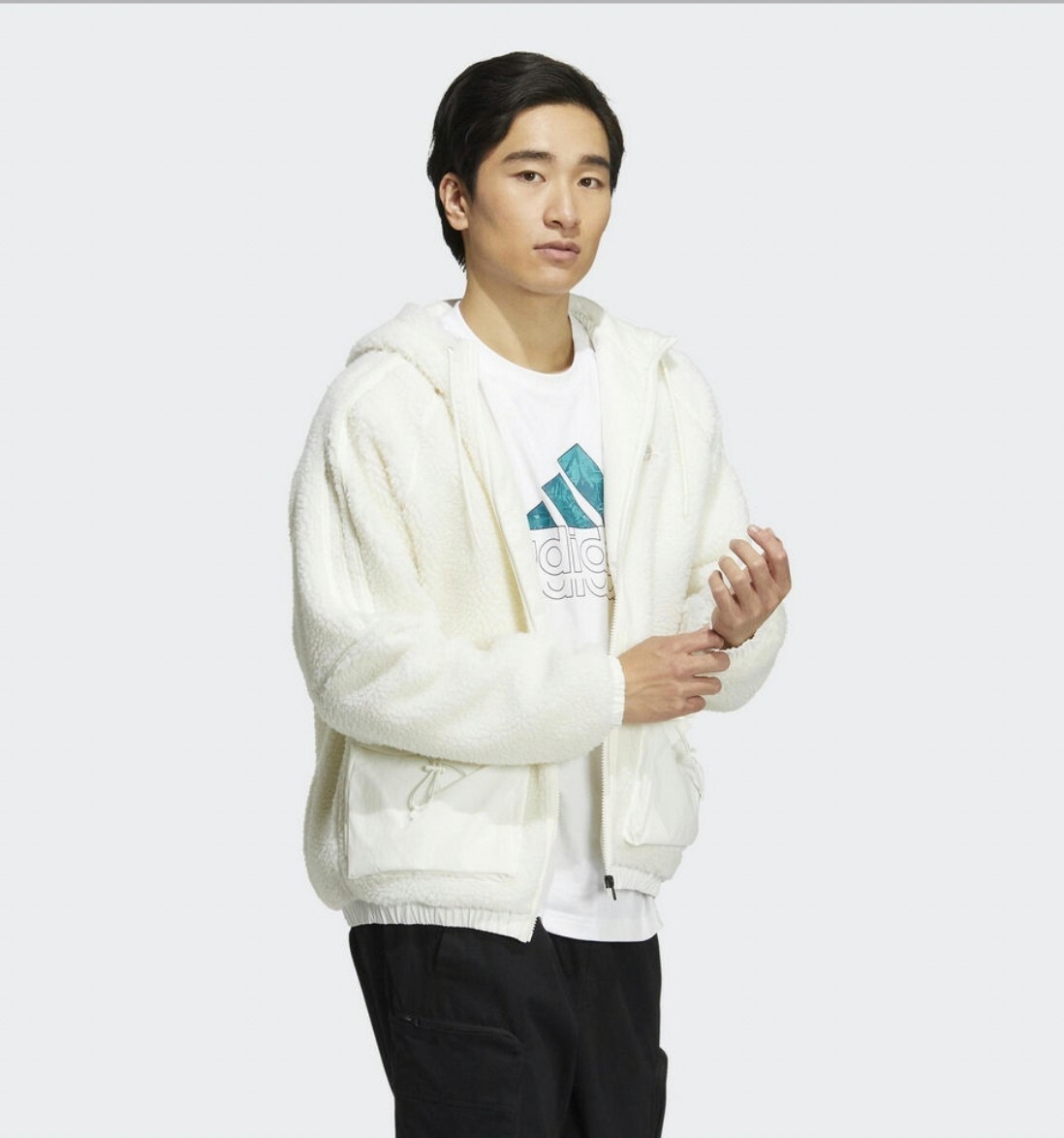 ADIDAS ST BOA JKT 男 抓毛絨外套 白HR4442 Declu