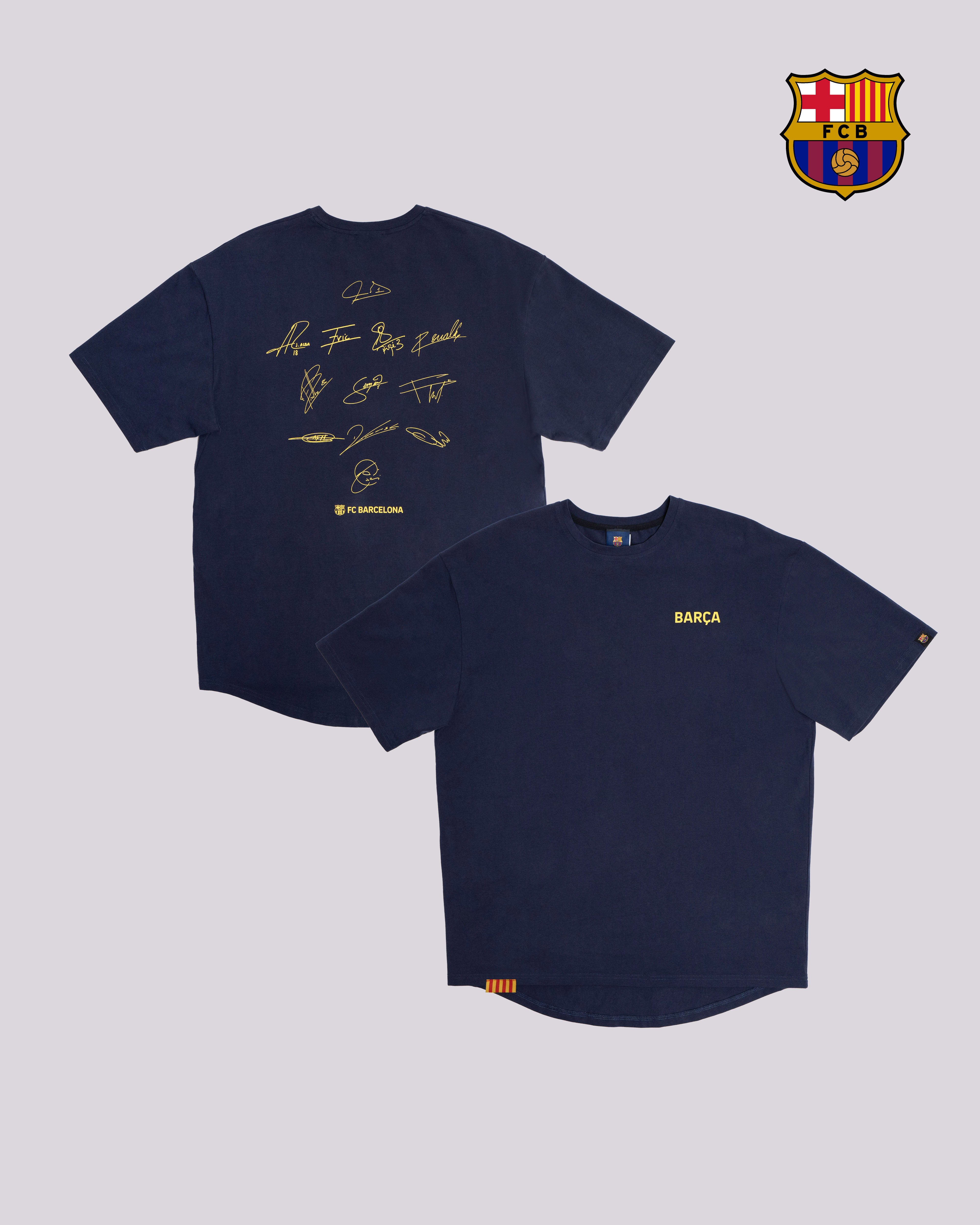 FC Barcelona Signature Oversized - Dark Blue