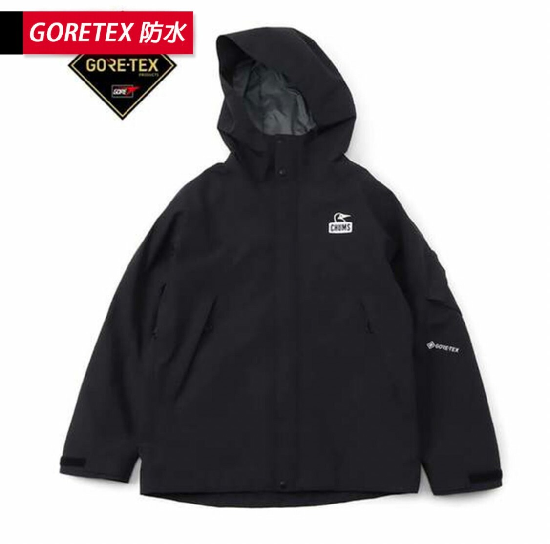 CHUMS Sprg Dl Gore-Tex Vntr Jacket 女 防水外套 黑 Declu