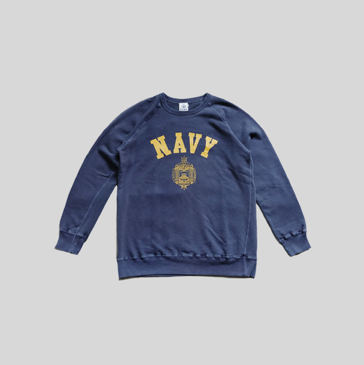 GOOD ON - "Navy" Raglan Crew Sweat