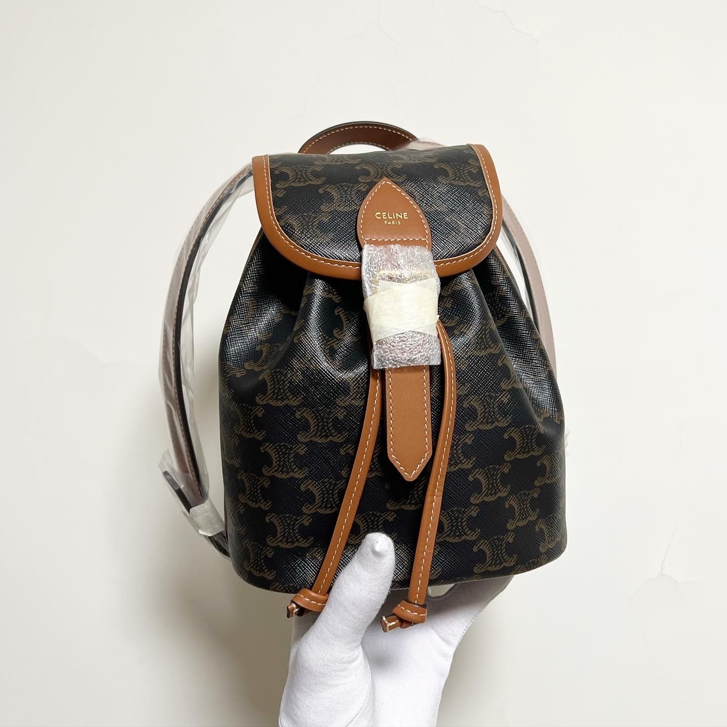 CELINE Mini Backpack (啡老花)