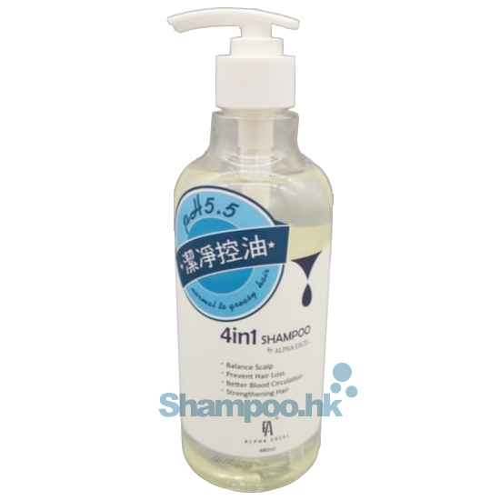 Alpha Excel 4 in 1 Deep Cleansing Shampoo 480ml