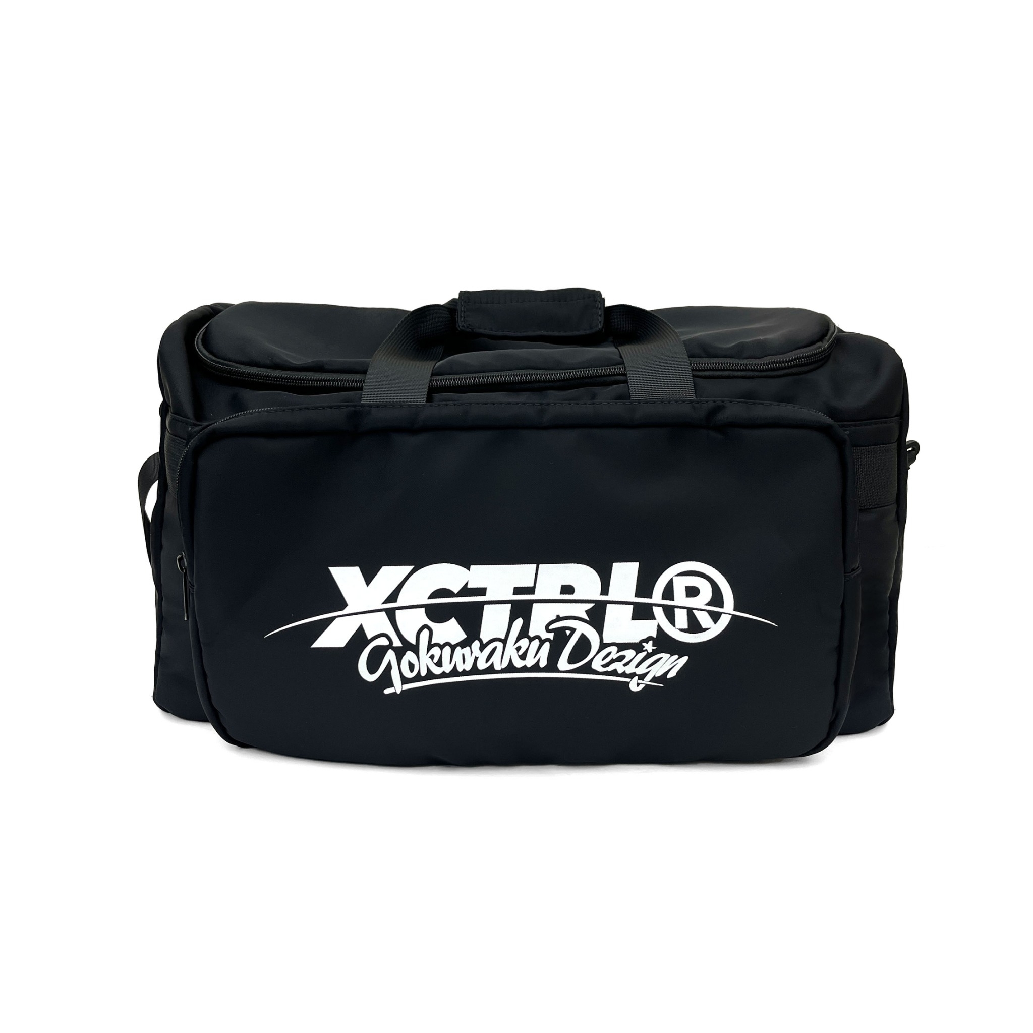 XCTRL x Gokuraku 極楽聯名旅行側背包-黑