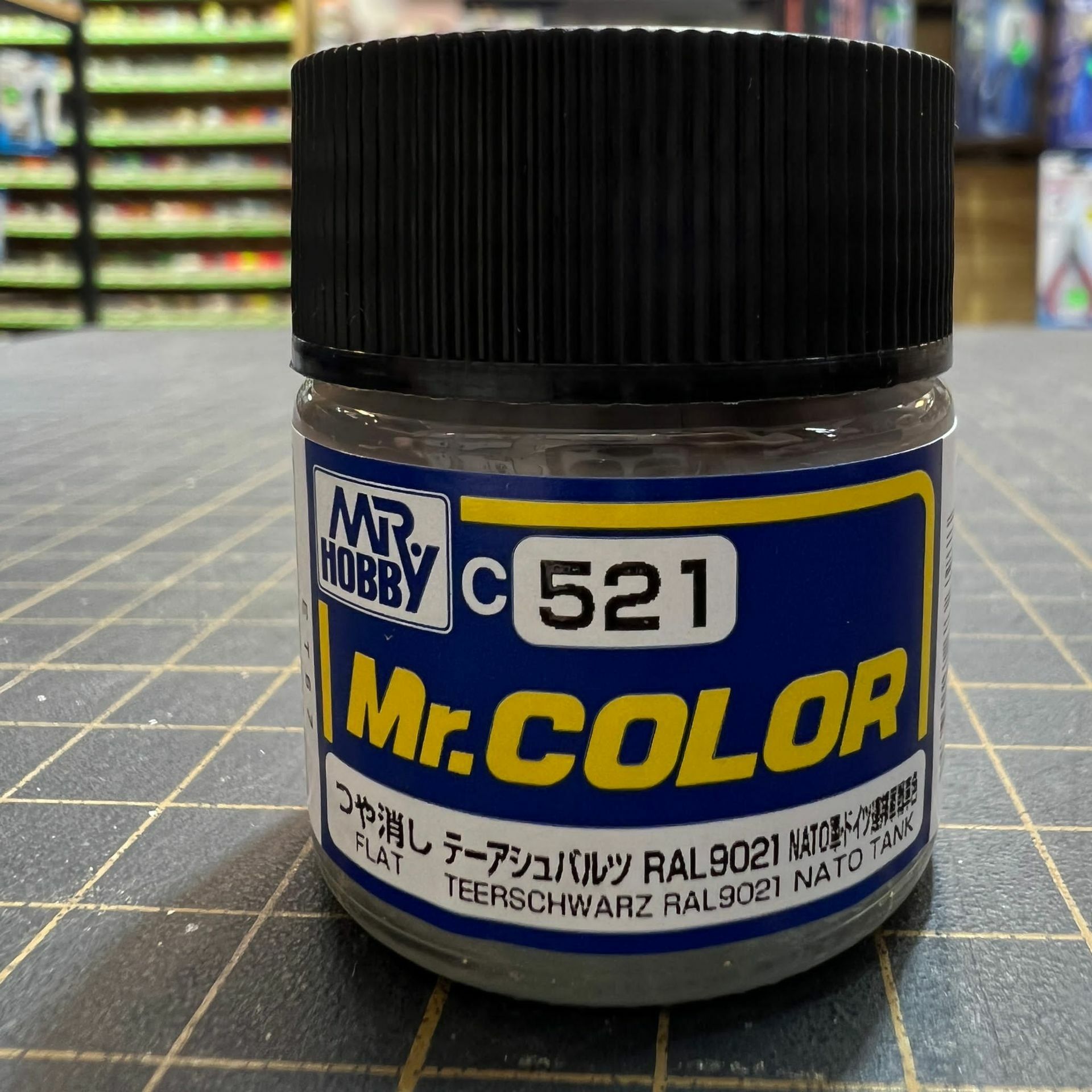 Mr.Color C521 Teerschwarz Flat RAL9021 10ml