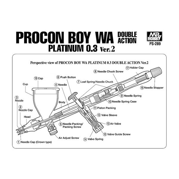 Mr. hobby Ps289 nozzle cap