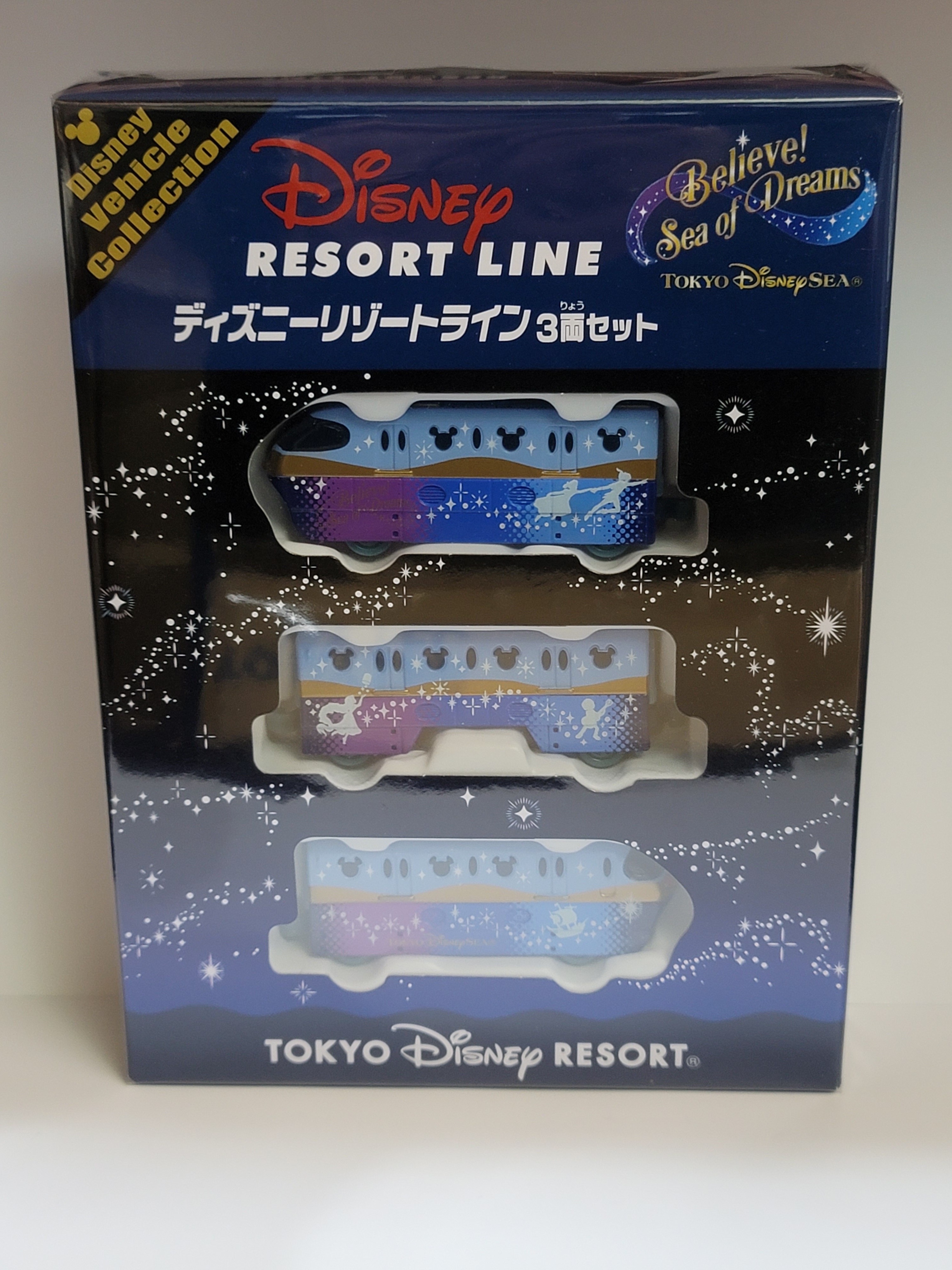 Tomica Tokyo Disney Sea Disney Resort Line Set Believe