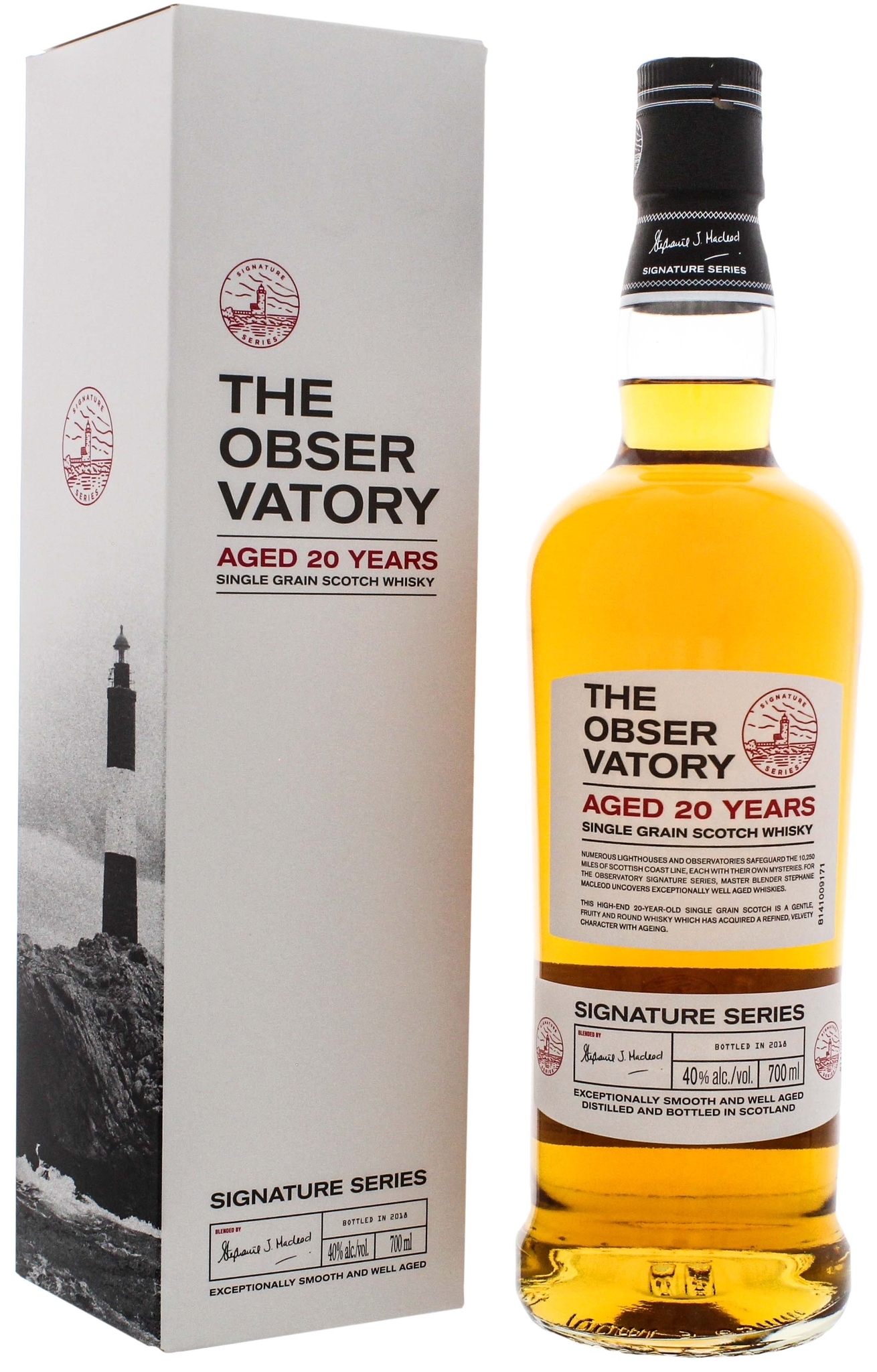 The Observatory 20 Years Single Grain Scotch Whisky 40%