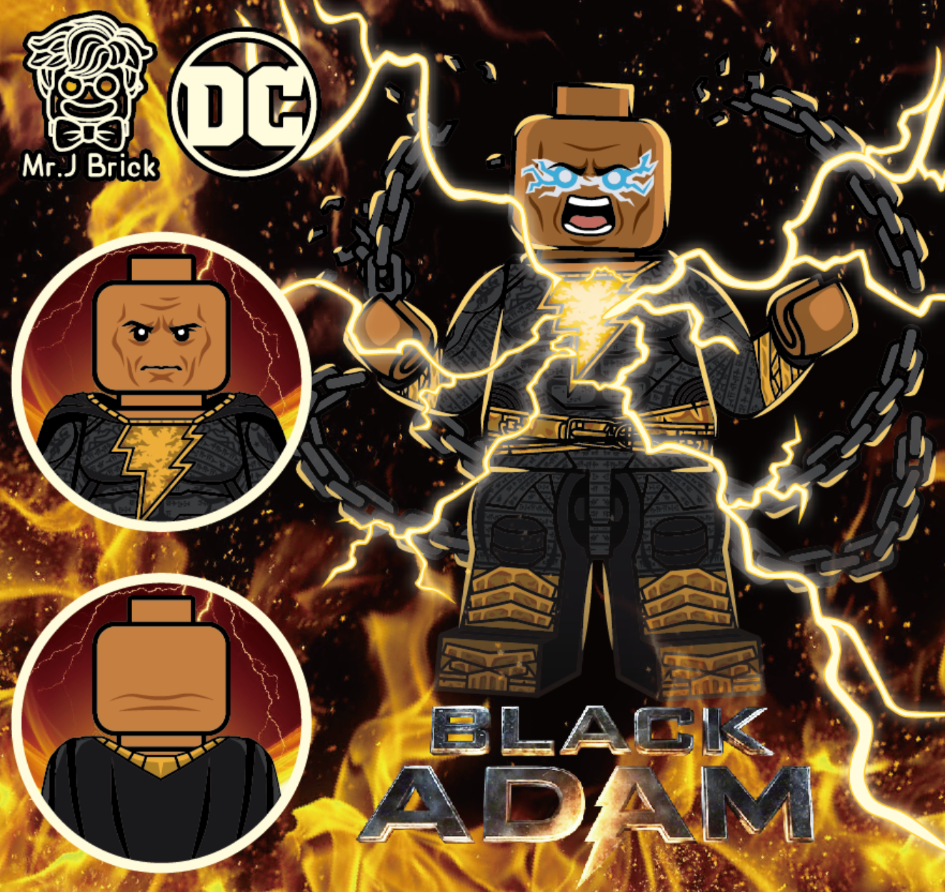 [Abnormal][Preorder] Black Adam - Normal Ver [Padprint]