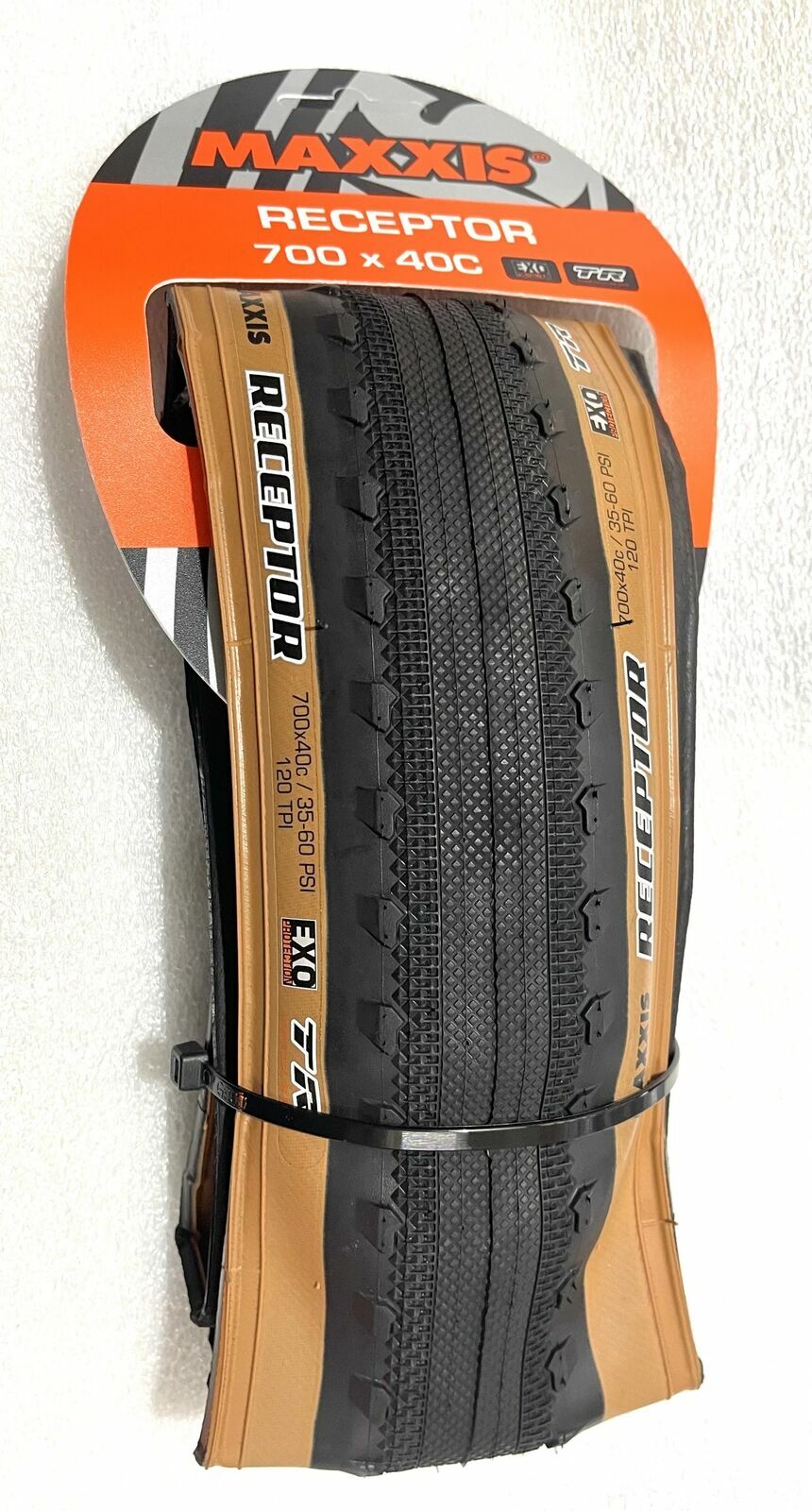 Maxxis Receptor 700 x 40C 120TPI EXO Tubeless Ready Gra