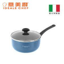 意大利製 - IDEALE CHEF 意美廚 20CM Famosa 易潔單柄煲 - 藍色 (IC21520P