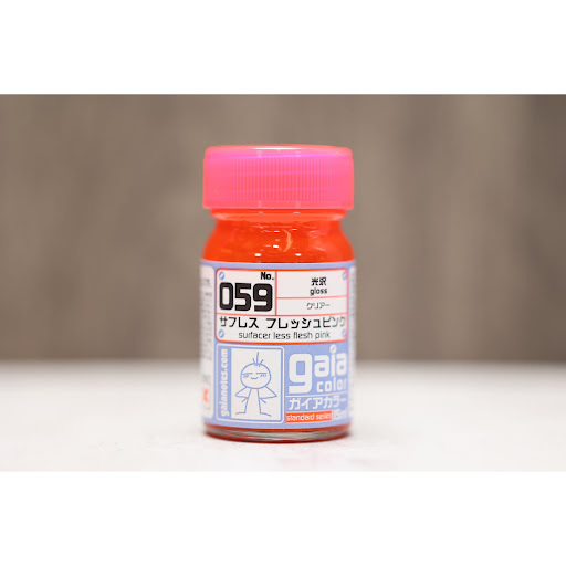 GAIA 蓋亞 GA-059 透明粉紅色(光澤) SURFACER LESS FLESH PINK