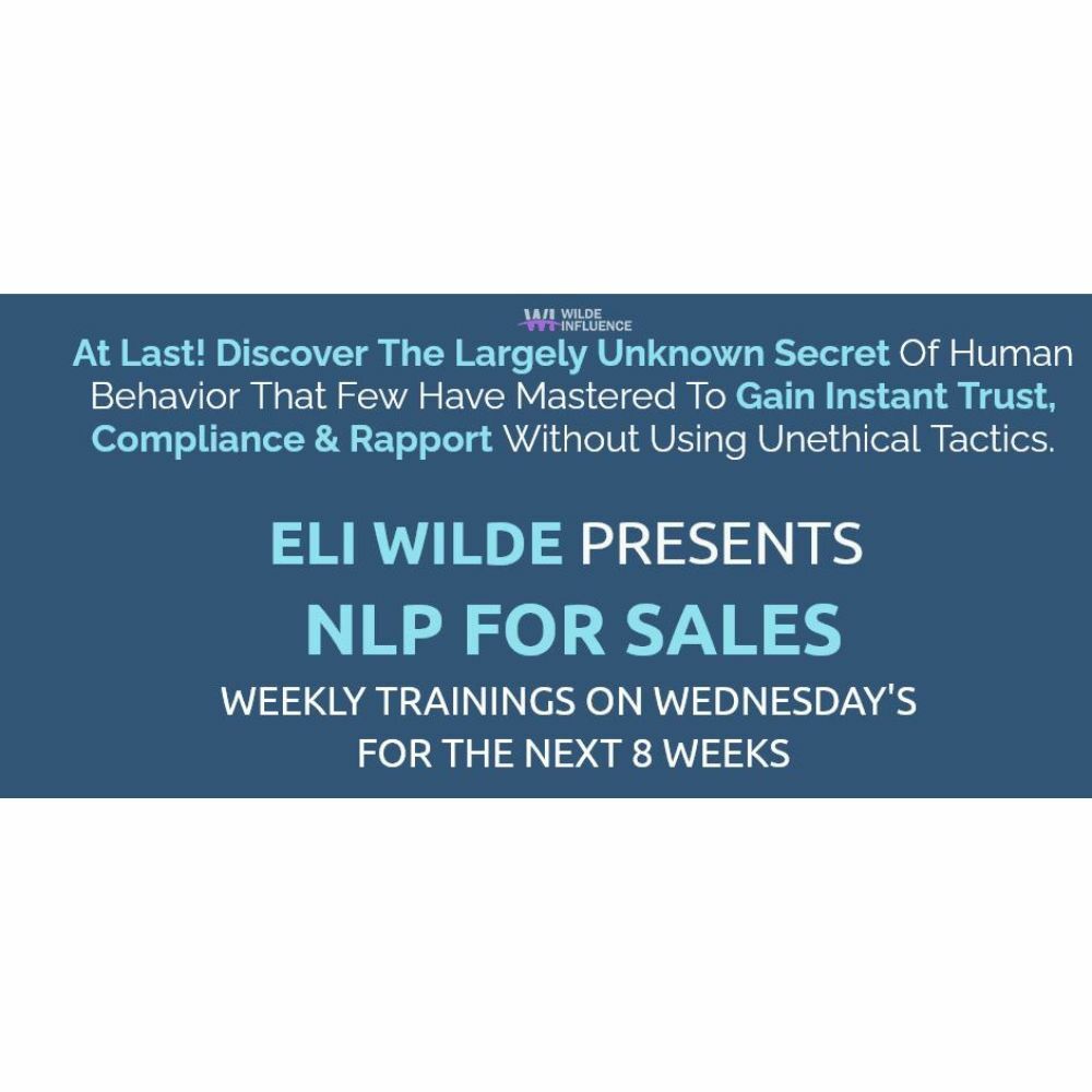 NLP For Sales by Eli Wilde