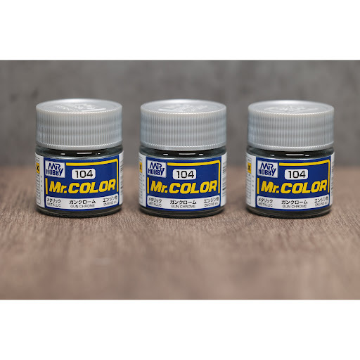 Mr.Color C104 GUN CHROME 金屬鉻銀色