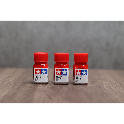 田宮TAMIYA 80007 X-7 紅色光澤 琺瑯漆 10ml