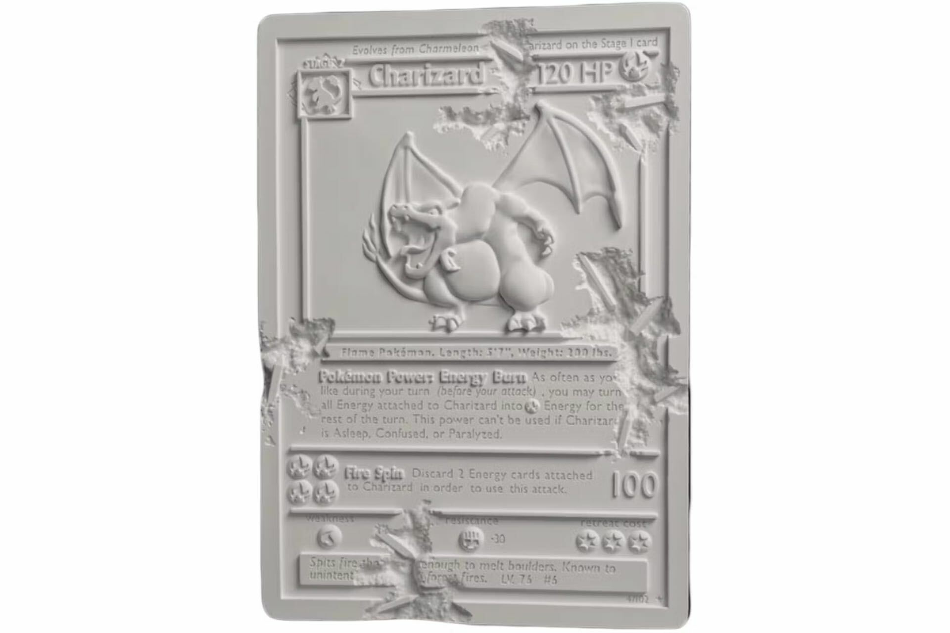 Daniel Arsham CRYSTALIZED CHARIZARD CARD Sculpture