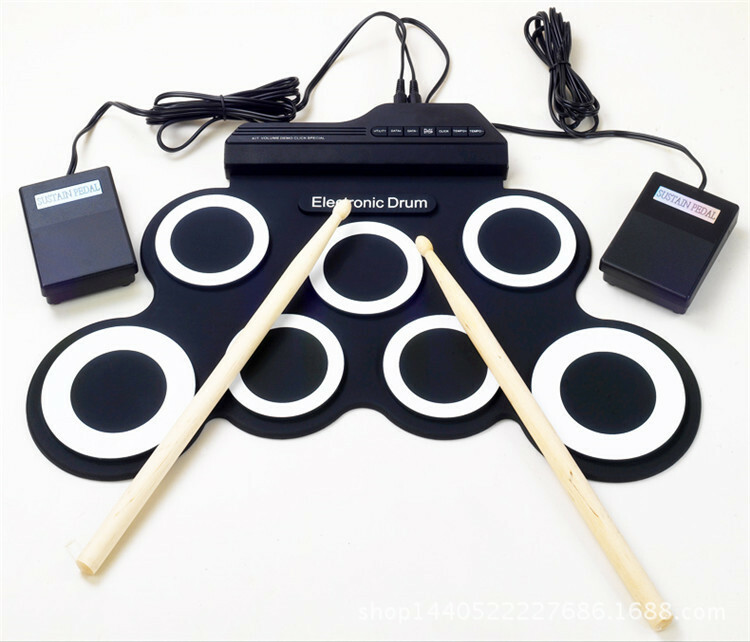 Electronic Drum Set, Portable Electronic Drum Pad - Bui