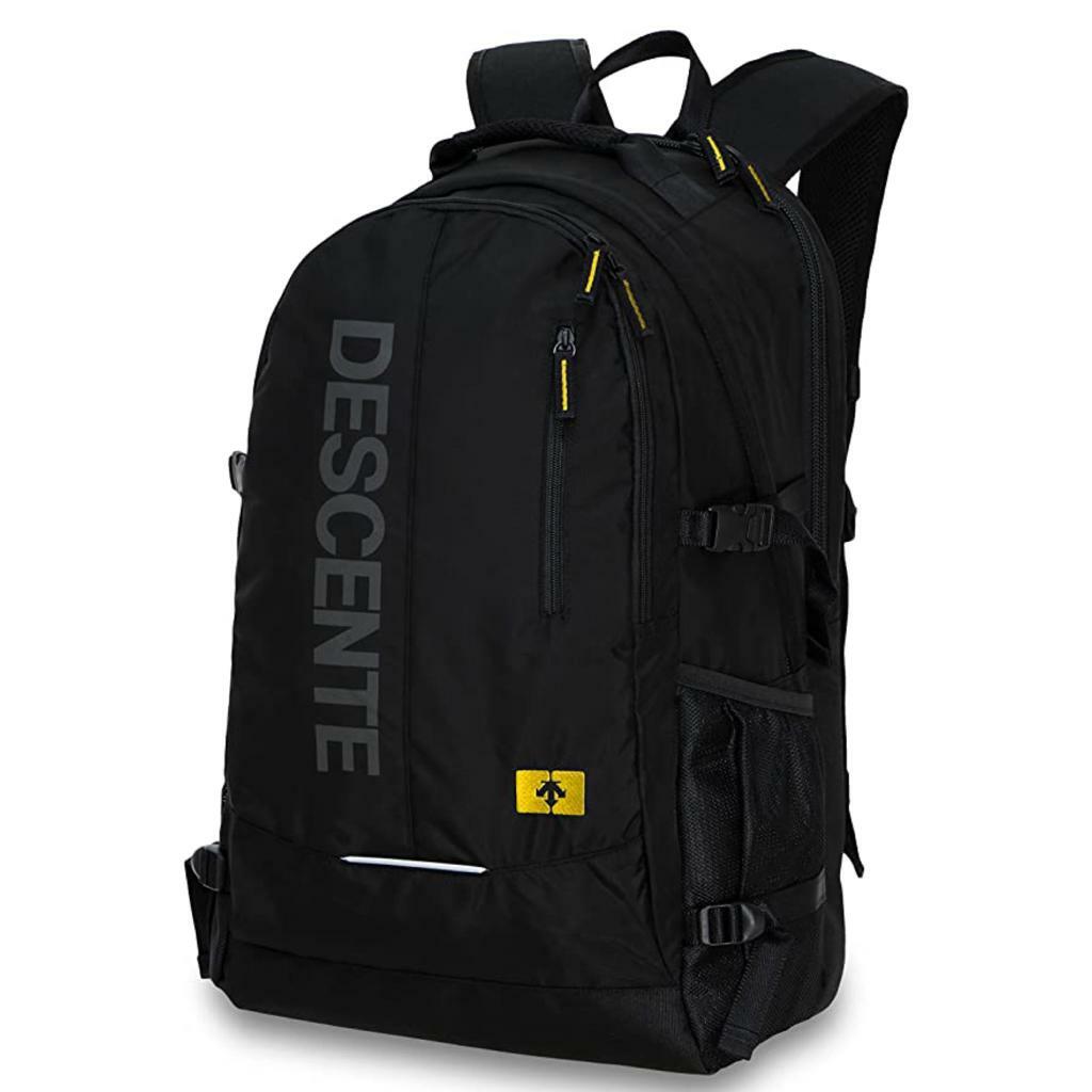 【💥 日本直送】35L DESCENTE 背囊 背包 雙肩包 書包 黑色 黃色