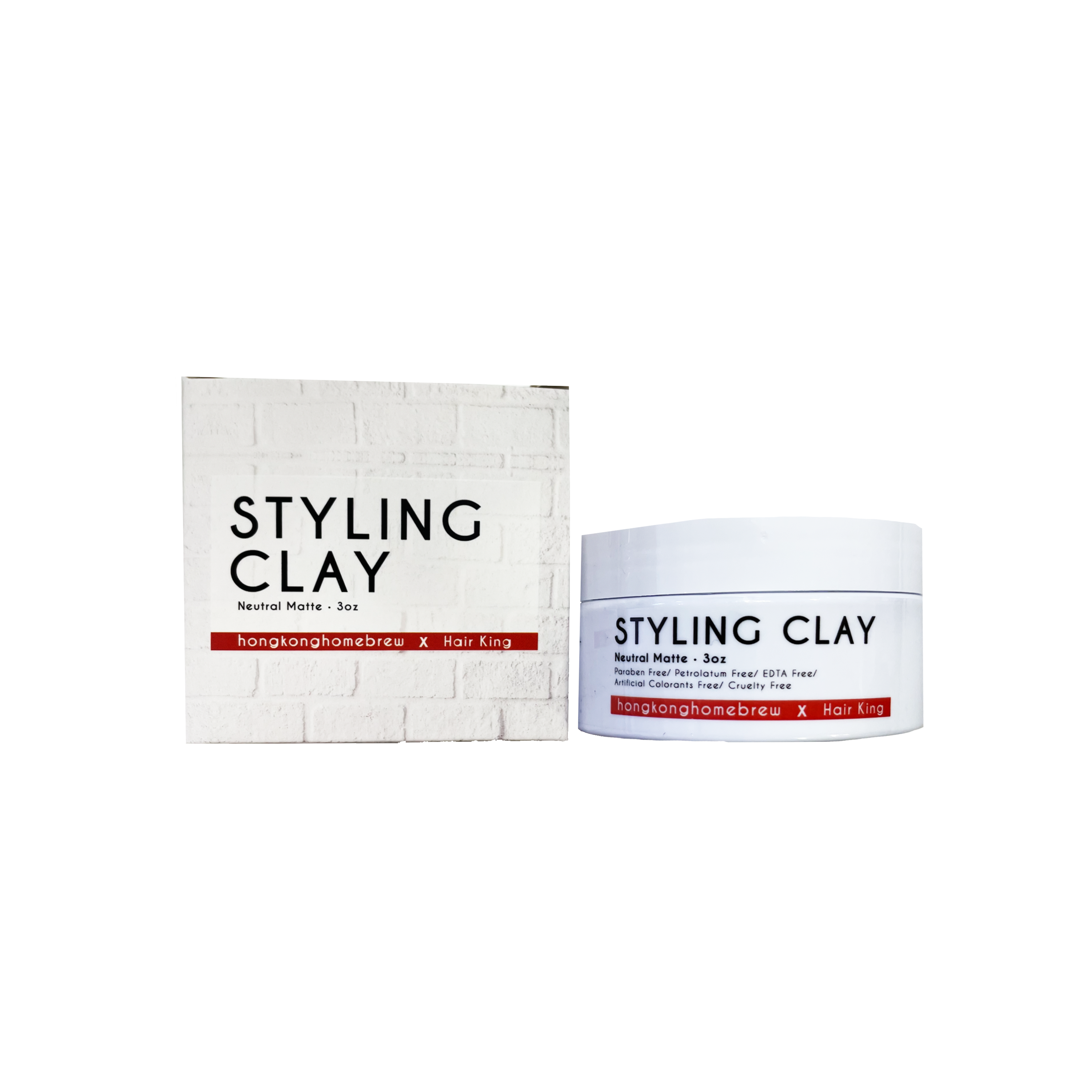Hair King x Hong Kong Home Brew Styling Clay 3oz (Limit