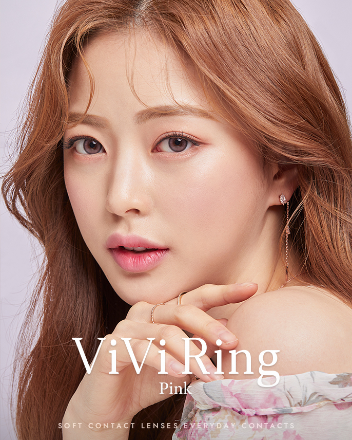 O-LENS Vivi Ring monthly Pink 月拋彩妝隱形眼鏡｜每盒2片