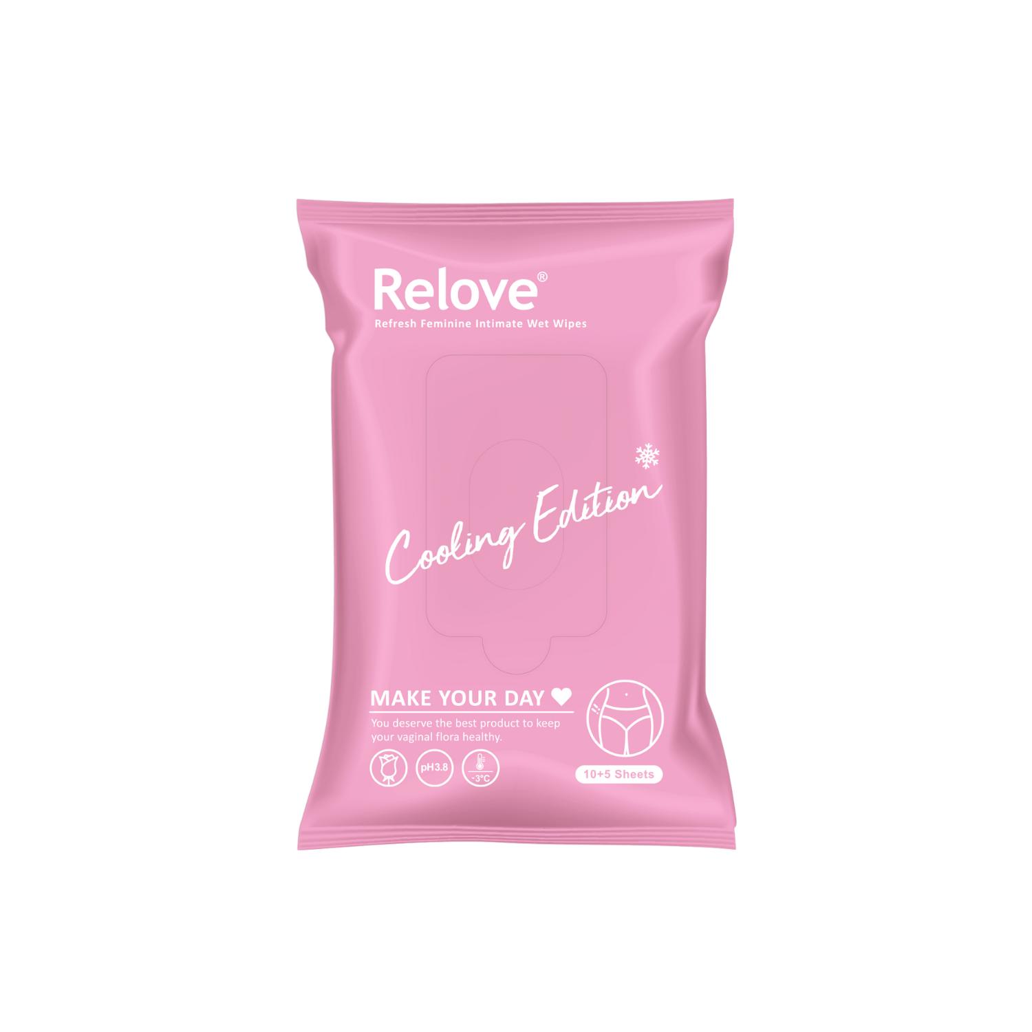 Relove Feminine lntimate Wet Wipes - Refresh Cooling