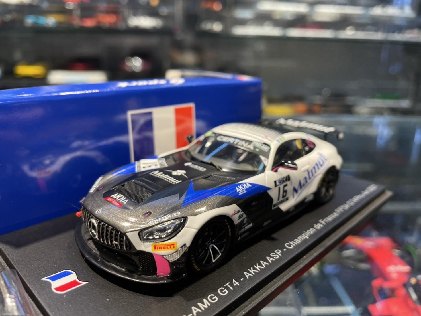 Spark SF263 Mercedes-AMG GT4 #16 AKKA ASP Champion 1/43