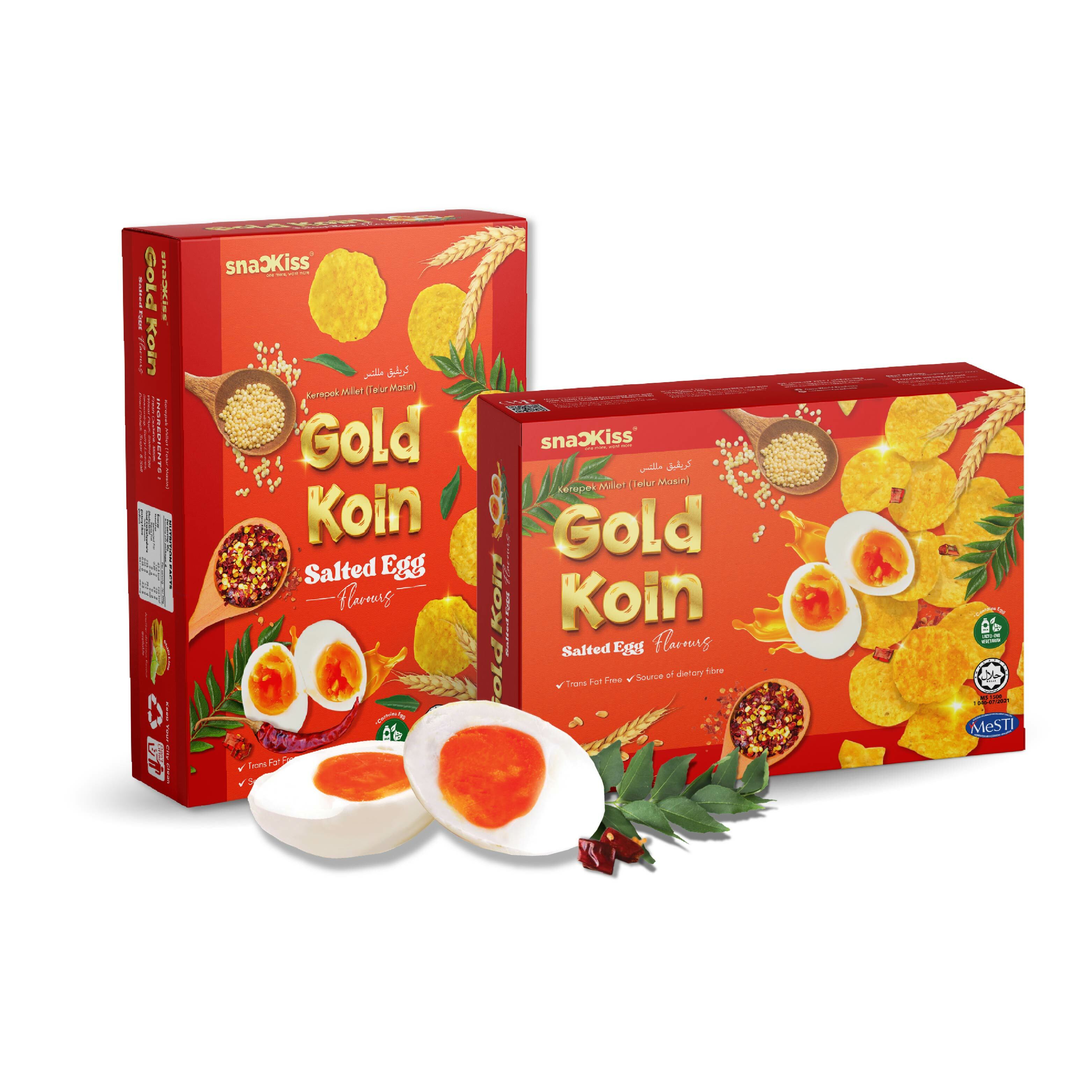 Gold Koin Millet Chips (Salted-Egg)