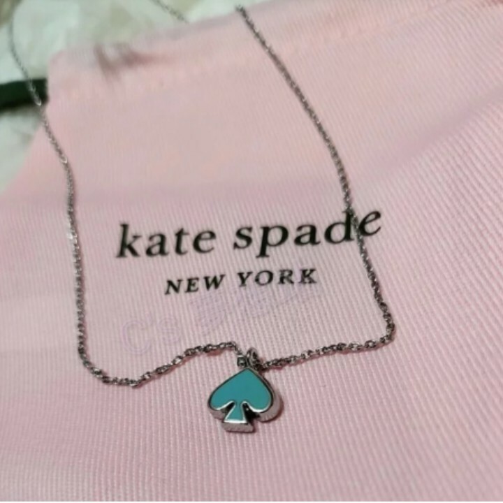 Kate Spade Blue Spade Necklace
