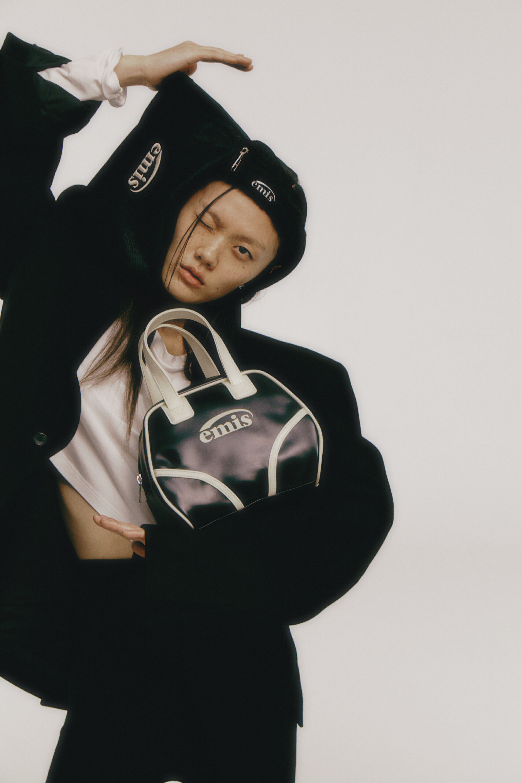 [EMIS] VINTAGE TOTE BAG-BLACK