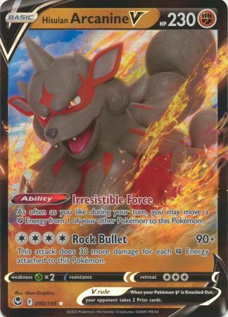 S12 090/195 Hisuian Arcanine V