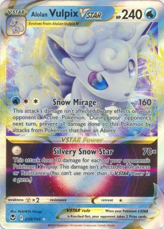 S12 034/195 Alolan Vulpix VSTAR